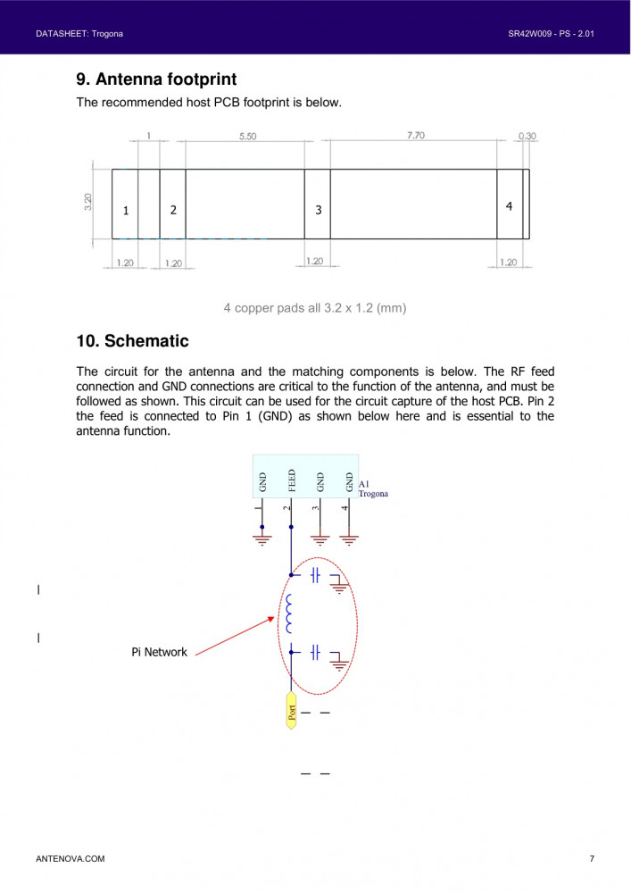 Trogona SR42W009 datasheet page 8