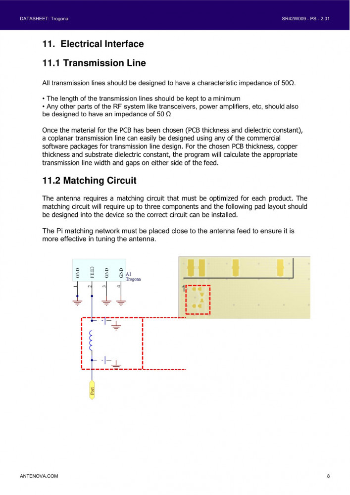 Trogona SR42W009 datasheet page 9