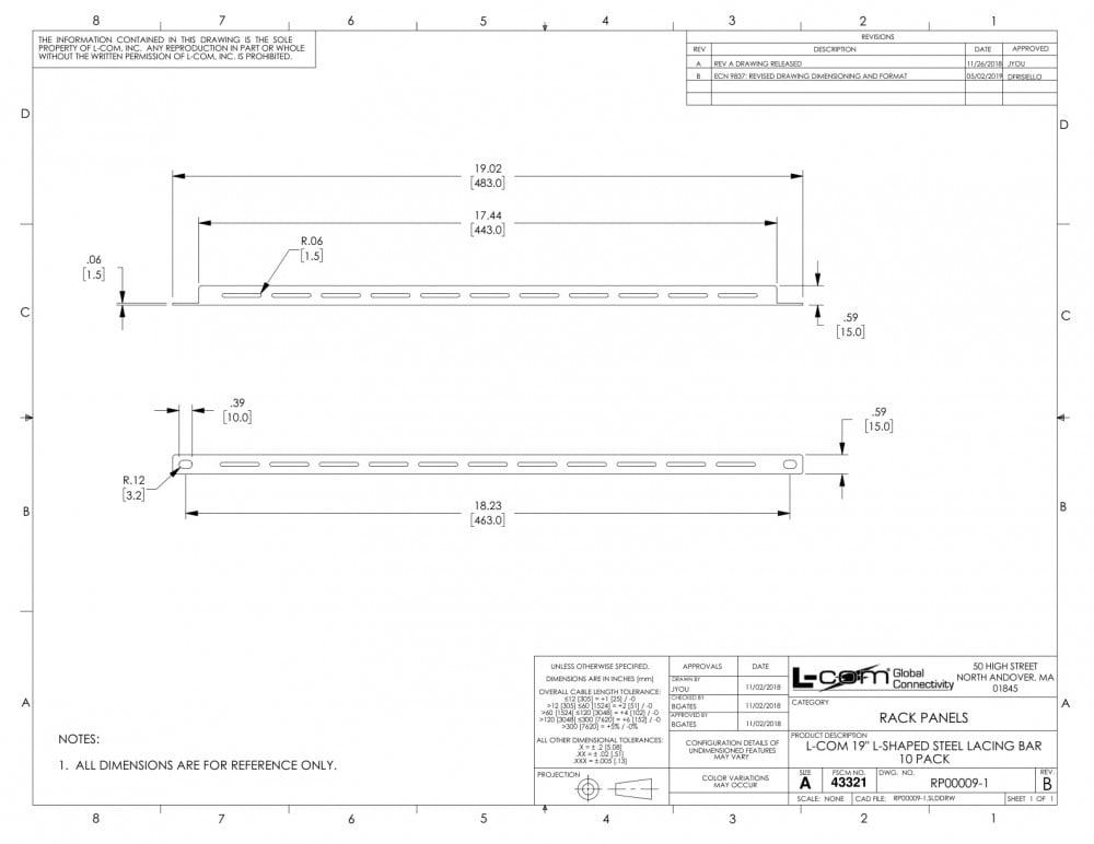 RP00009-1 technical document page