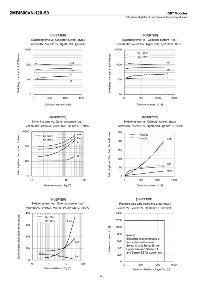 2MBI600VN-120-50 datasheet page 4