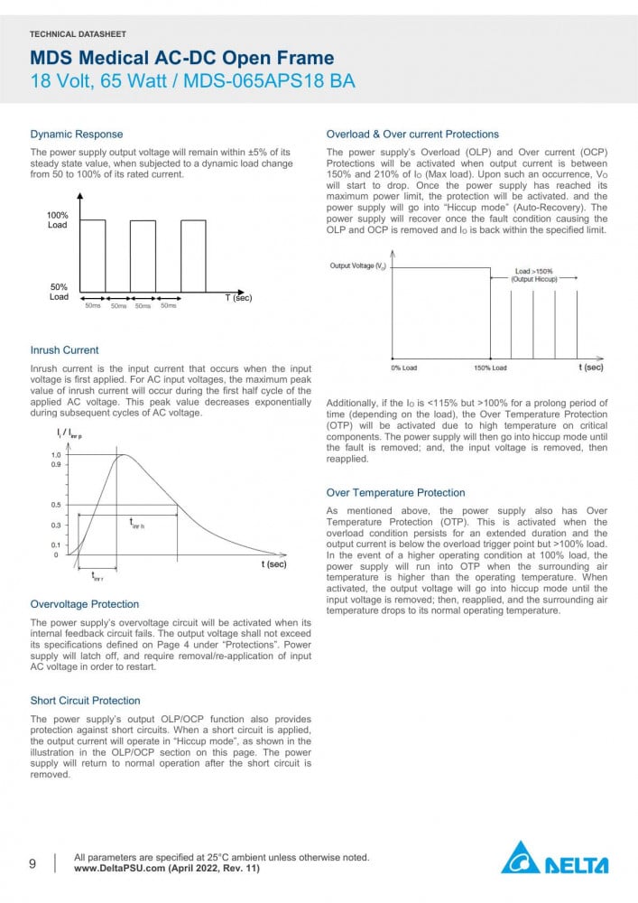 MDS-065APS18 BA datasheet page 9