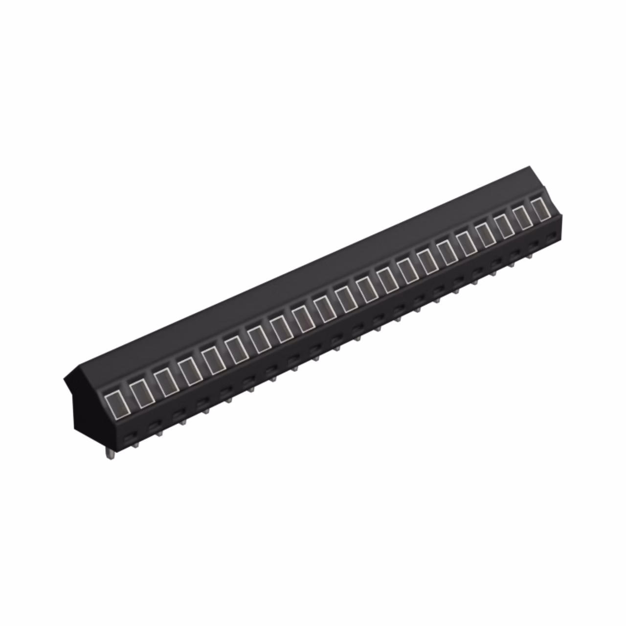 5.00mm Pitch Eurostyle 45° Wire Entry Fixed Mount PCB Terminal Block, 21  Circuits for sale
