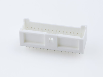 MicroClasp Right-Angle Header, 2.00mm Pitch, Single Row, Through Hole, Tin (Sn) Plating, 13 Circuits, with PCB Locator