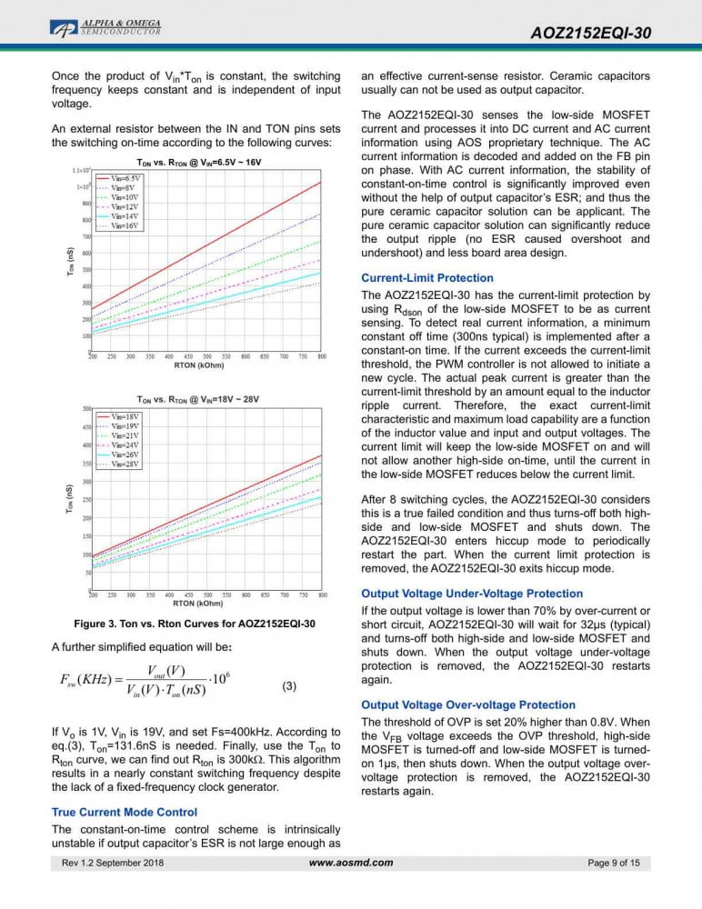AOZ2152EQI-30 datasheet page 9