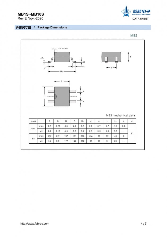 MB10S datasheet page 4