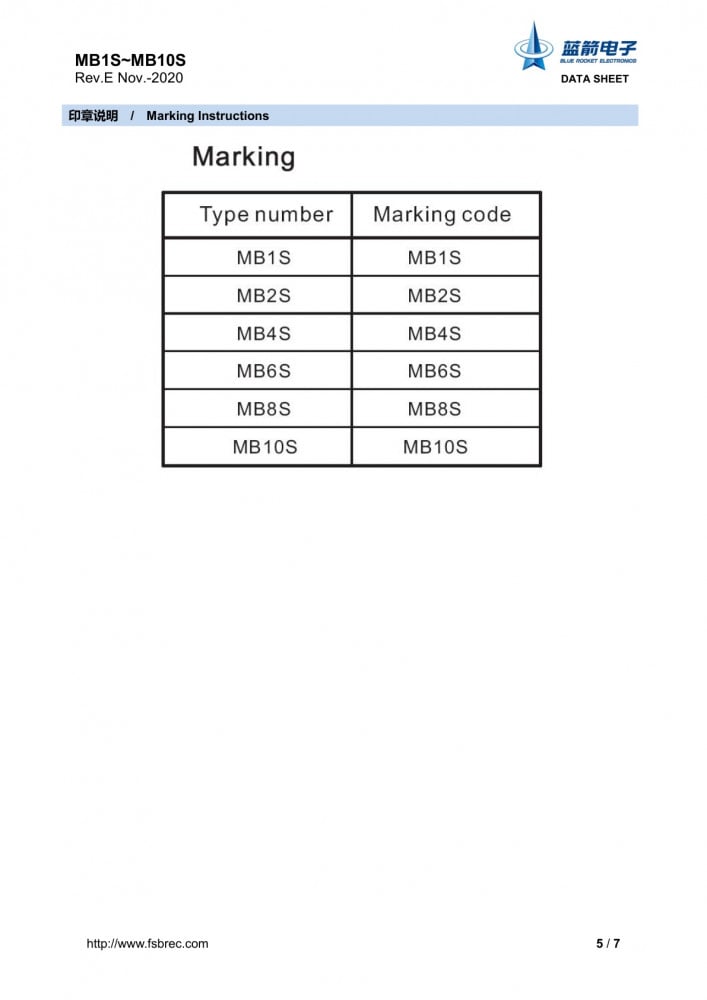 MB10S datasheet page 5