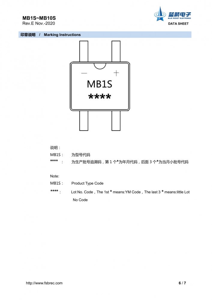 MB10S datasheet page 6