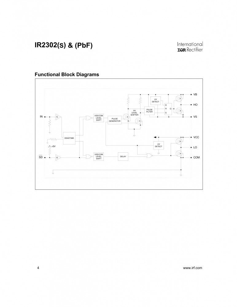 IR2302 datasheet page 4