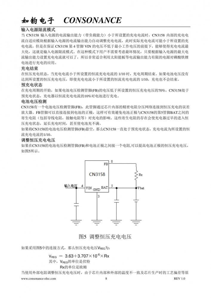 CN3158 datasheet page 8