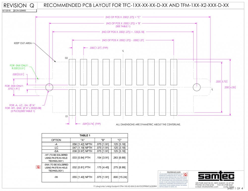 TFM-105-02-S-D-P-TR drawing page 1