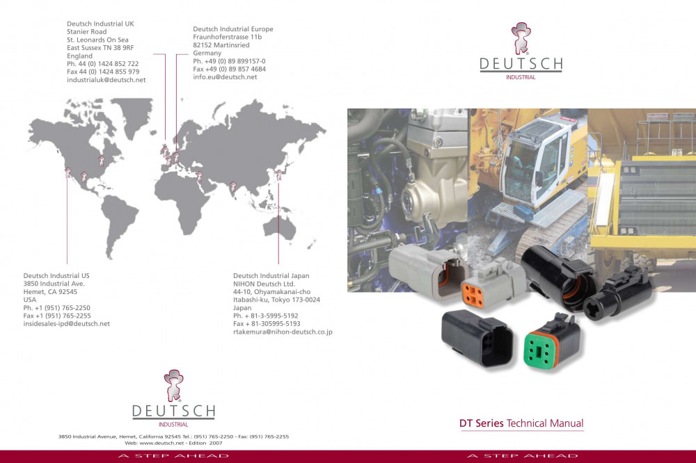 DEUTSCH DT Series technical manual page 1