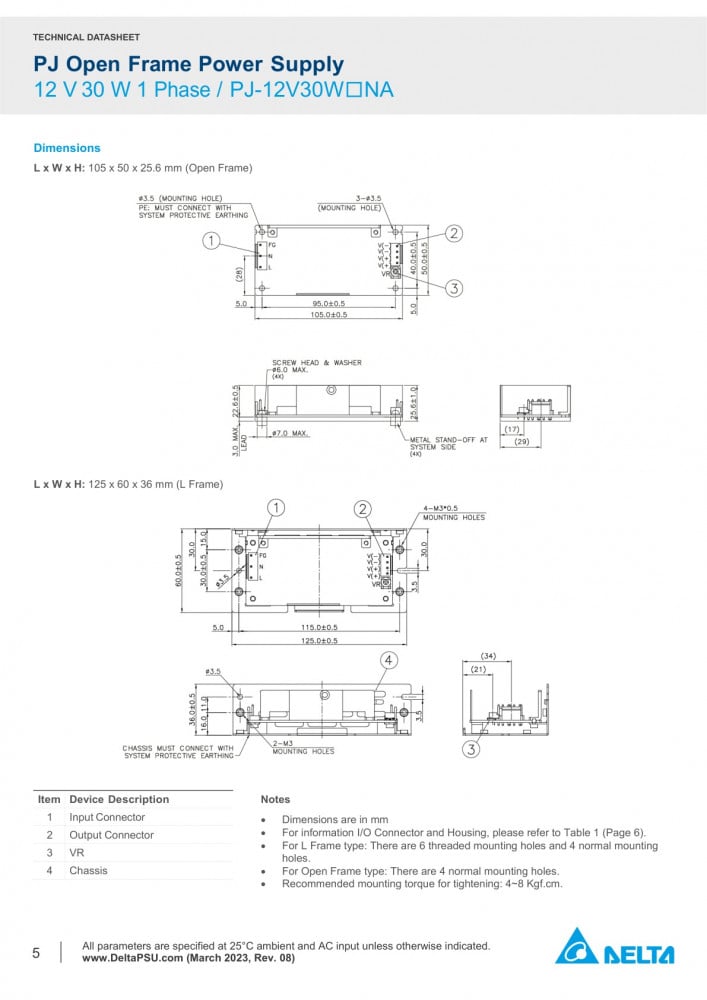 PJ-12V30WBNA datasheet page 5