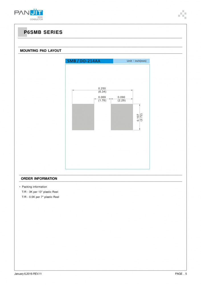 PANJIT P6SMB datasheet page 5