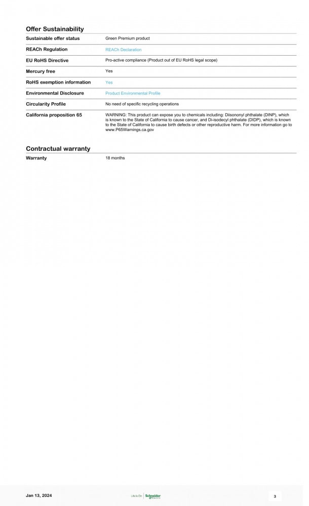 XCRA111EX technical document page 3
