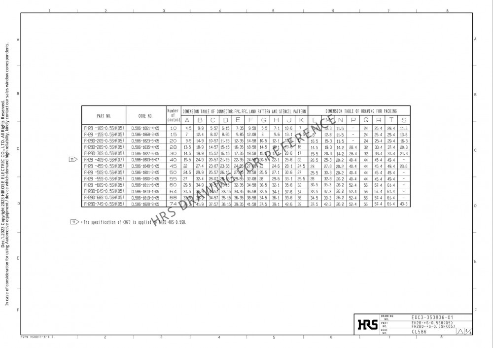 HRS FH28D drawing page 4