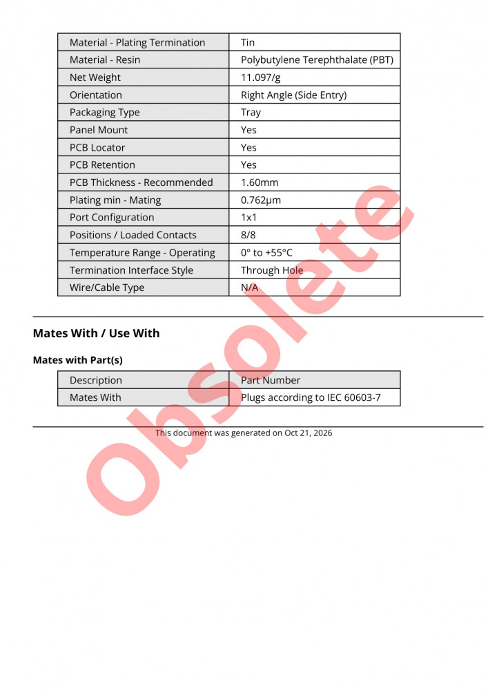 Technical document page 3 for product 857914020