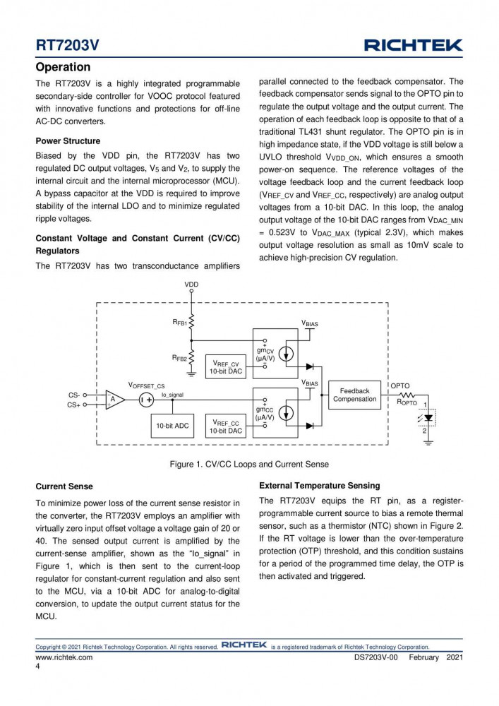 RT7203V datasheet page 4