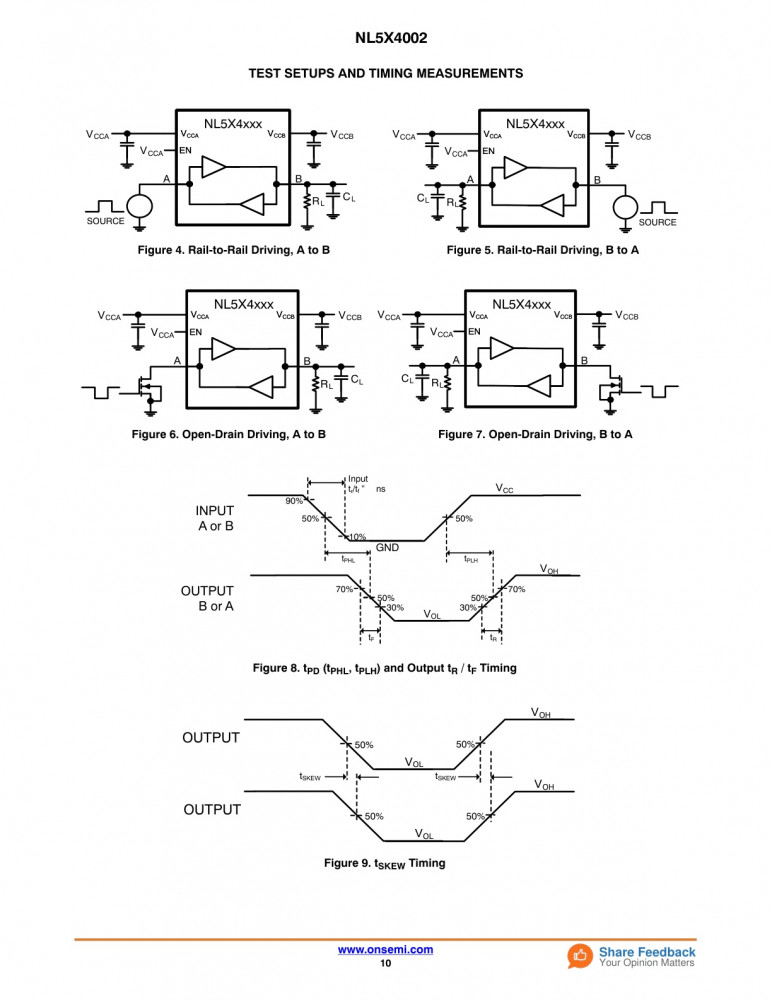 NL5X4002 datasheet page 10