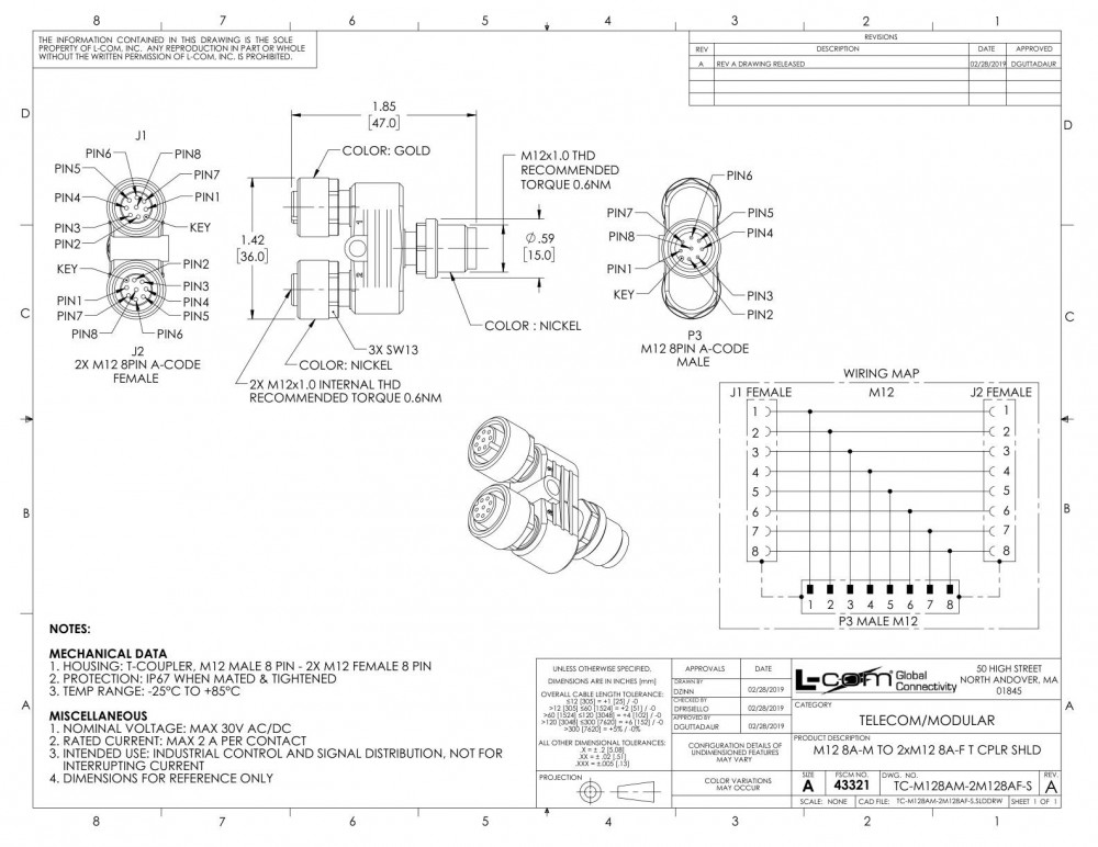 TC-M128AM-2M128AF-S technical document preview
