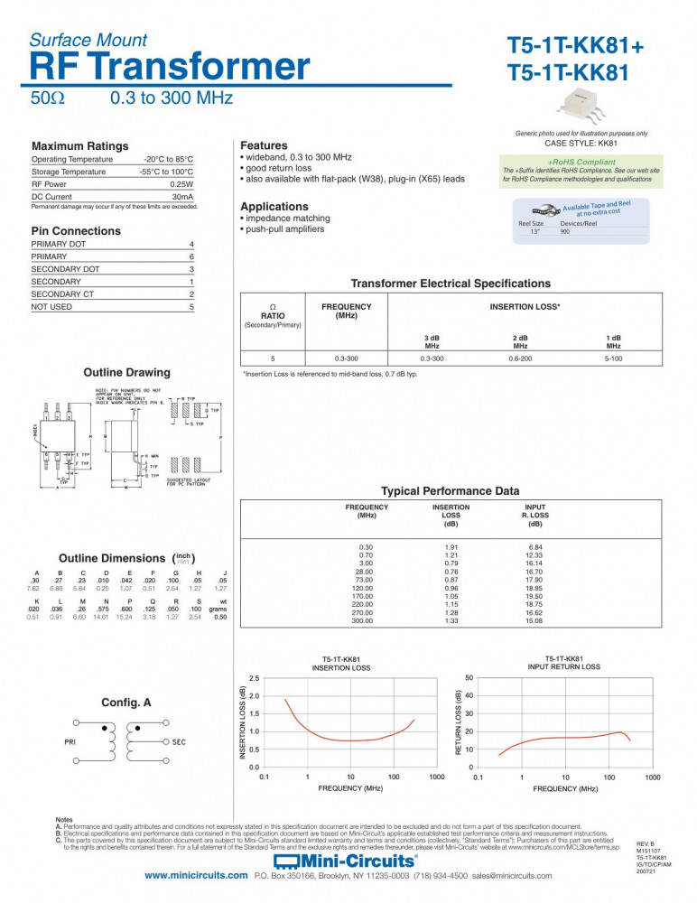 T5-1T-KK81+ datasheet visual page