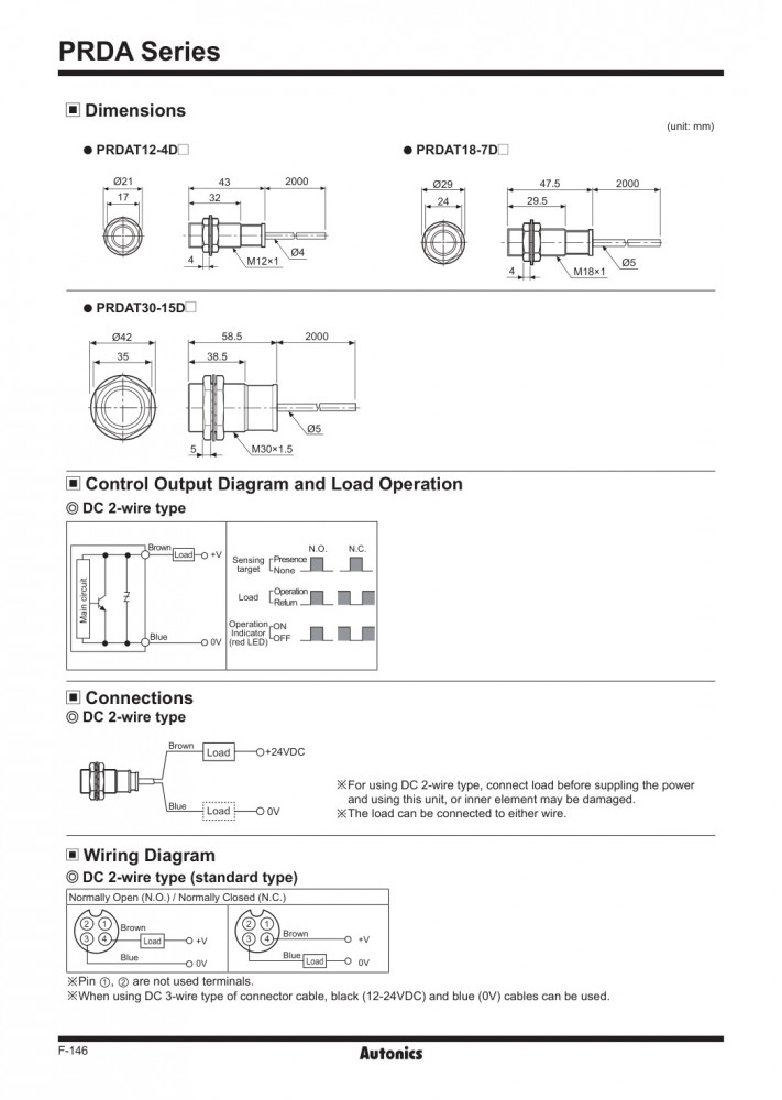 PRDAT18-7DO technical document page 2