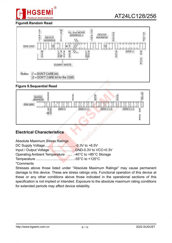 AT24LC256M/TR datasheet page 8