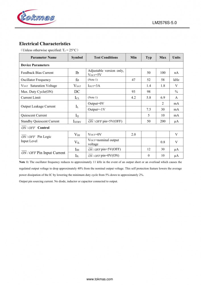 LM2576S-5.0 datasheet page 5