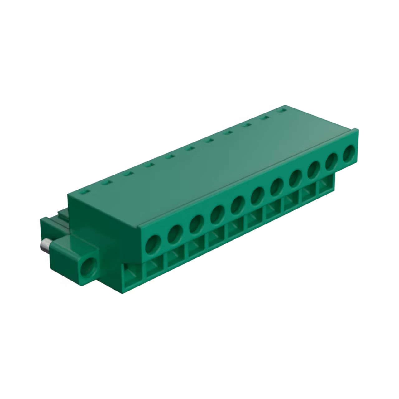 5.08mm Pitch Eurostyle Horizontal Plug, In-Line, with Retention Ends, 9 Circuits