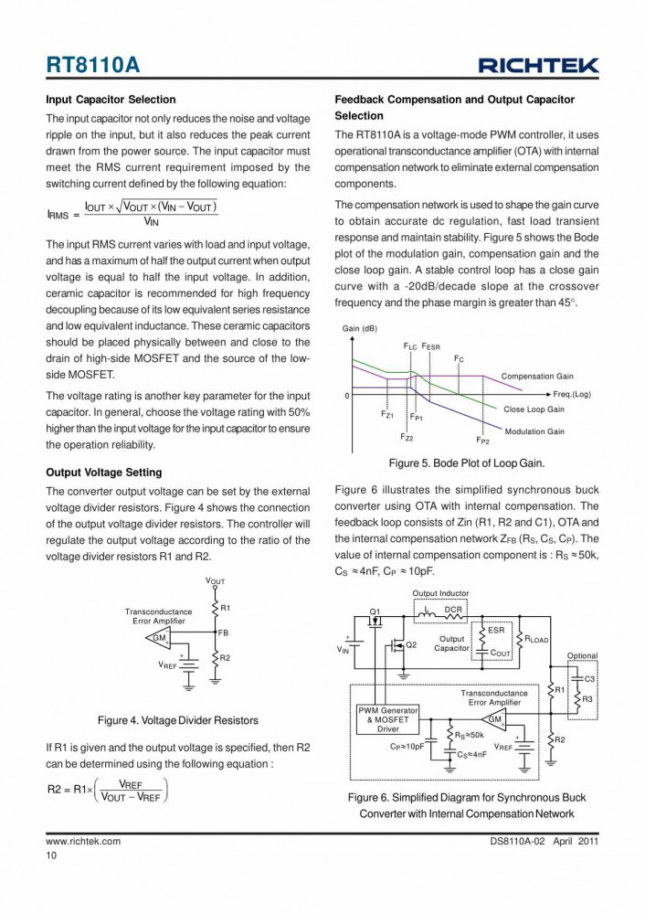RT8110A datasheet page 10