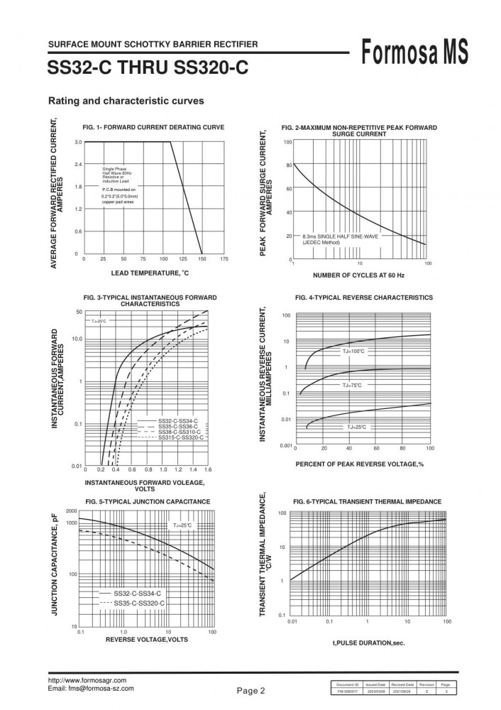 FMS SS34-C datasheet page 2
