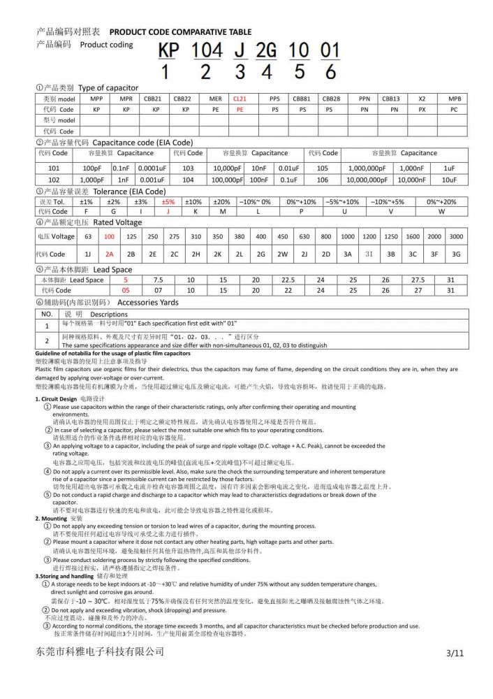 PE474J2A0502 specification page 3