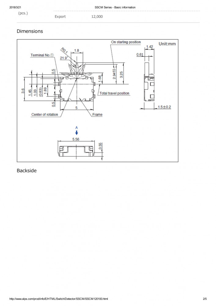 SSCM120100 technical drawing page 2