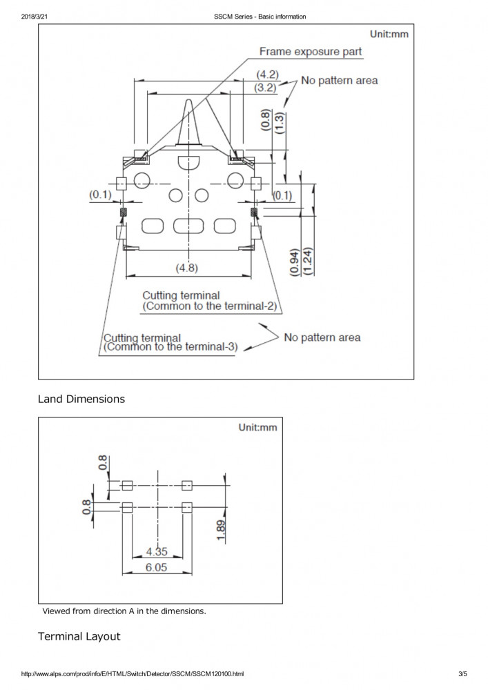SSCM120100 terminal layout and circuit diagram
