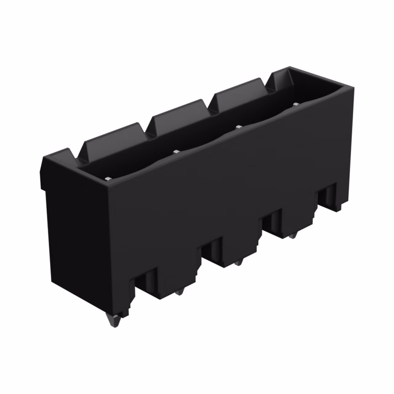 7.50mm Beau Eurostyle Vertical PCB Header, Closed Ends, 4 Circuits for sale