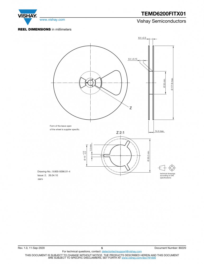 TEMD6200FITX01 datasheet page 5