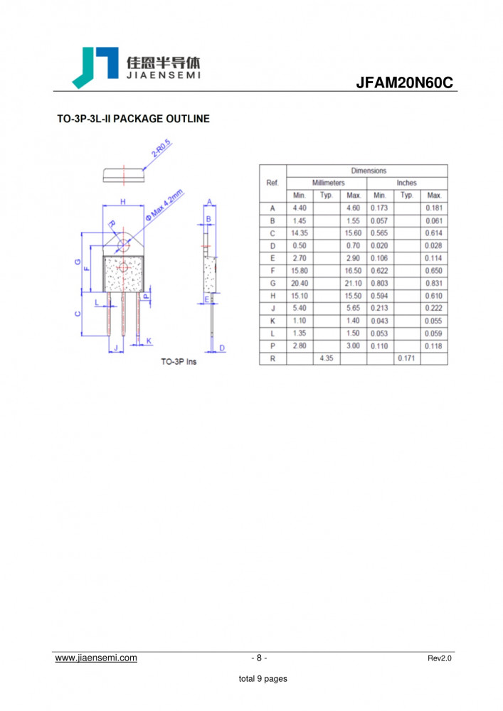 JFAM20N60C datasheet page 8