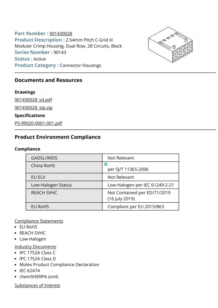 901430028 technical document preview, page 1