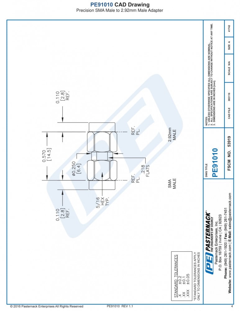 PE91010 technical document page 4