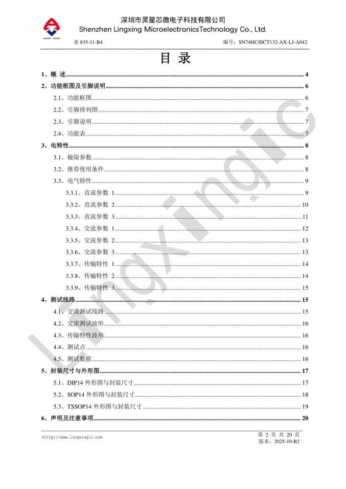 SN74HC132DR(LX) datasheet page 2