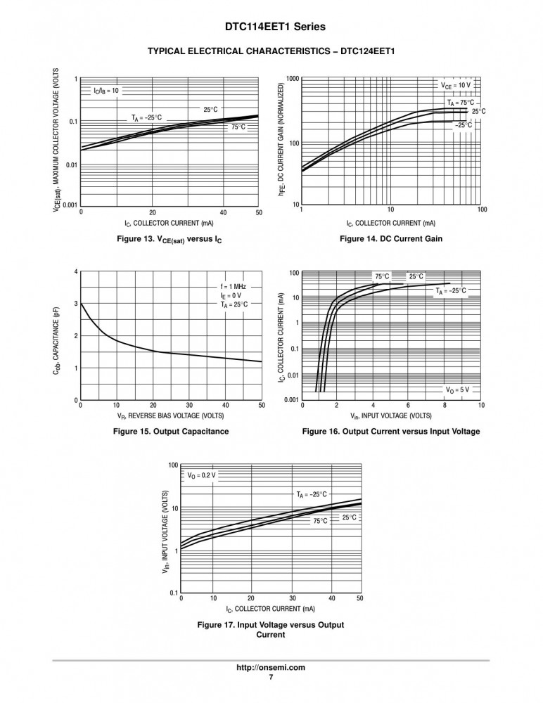 DTC114EET1 datasheet page 7