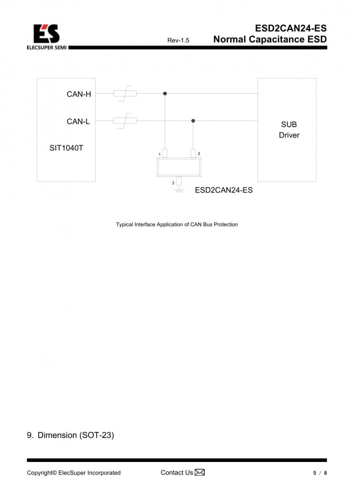 ESD2CAN24-ES datasheet page 5