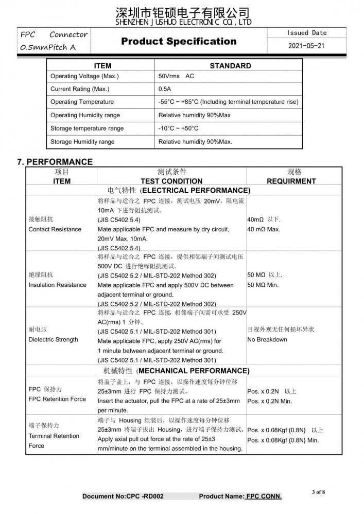 AFH34-S14FIA-1H specification page 6
