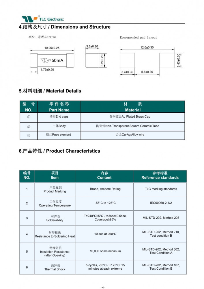 TLC Electronic TB Series datasheet page 4