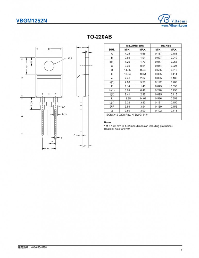 VBGM1252N datasheet page 7