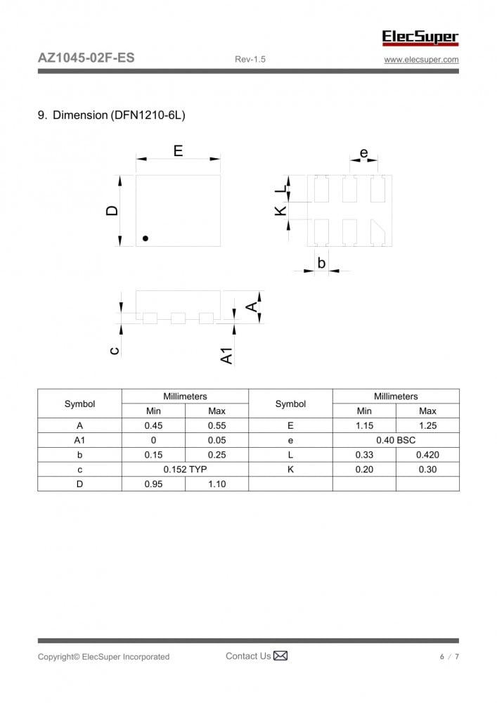 AZ1045-02F-ES datasheet page 6
