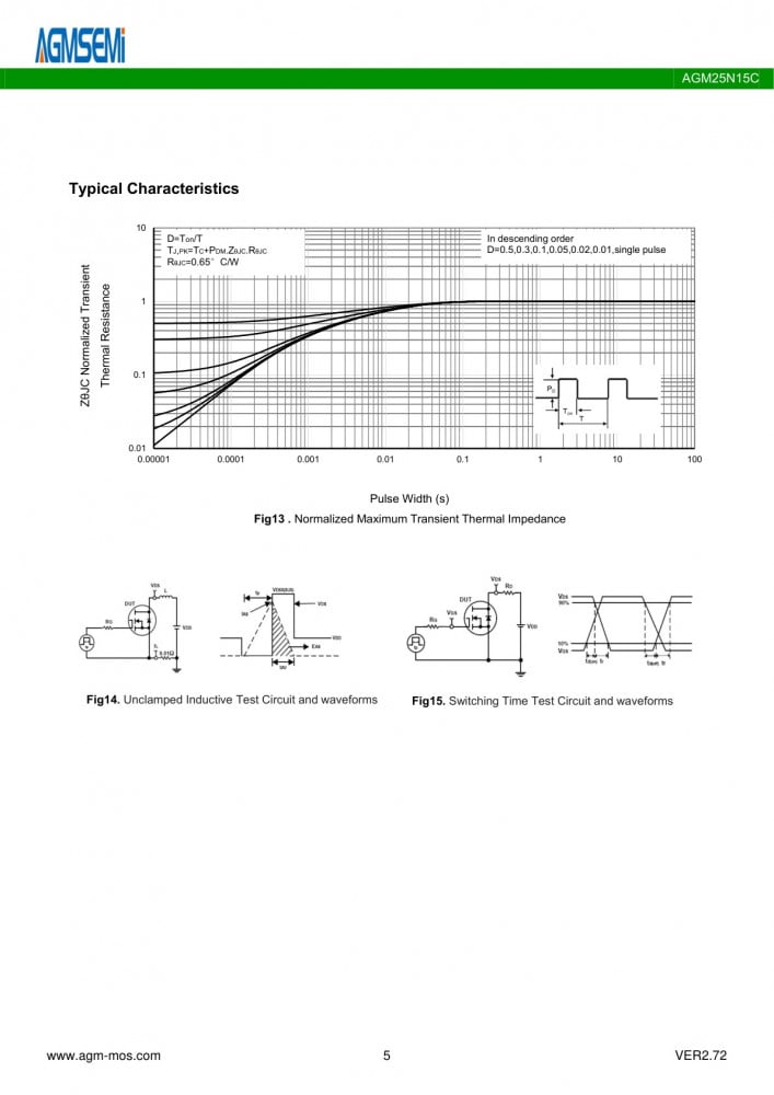 AGM25N15C datasheet page 5