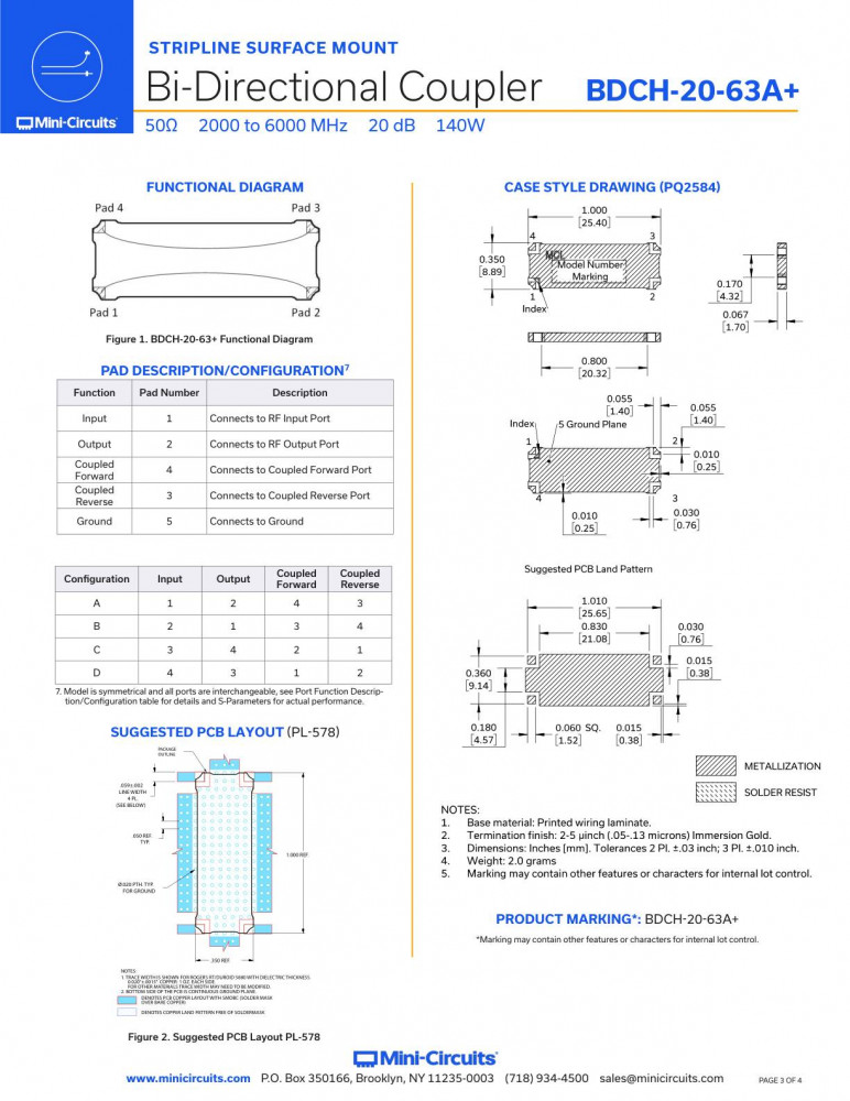 BDCH-20-63A+ technical document page 3