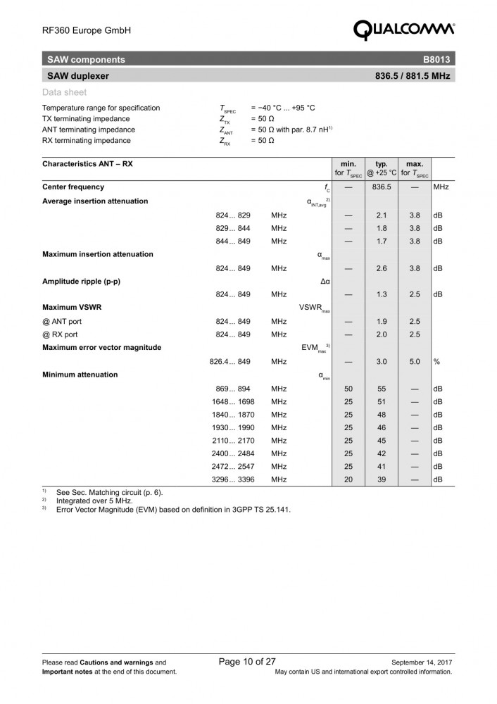 B39881B8013P810 datasheet page 10