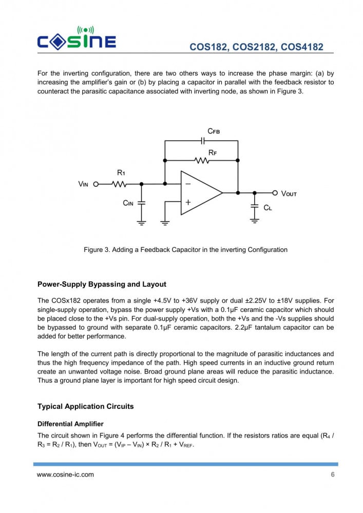 COS4182UA datasheet page 6