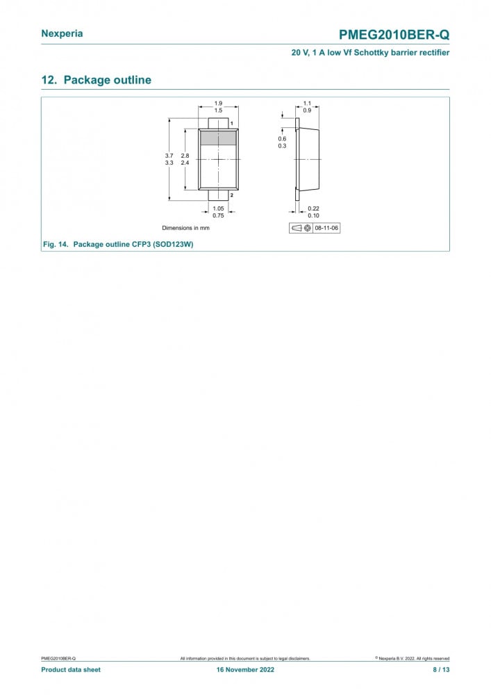 PMEG2010BER-QX datasheet page 8